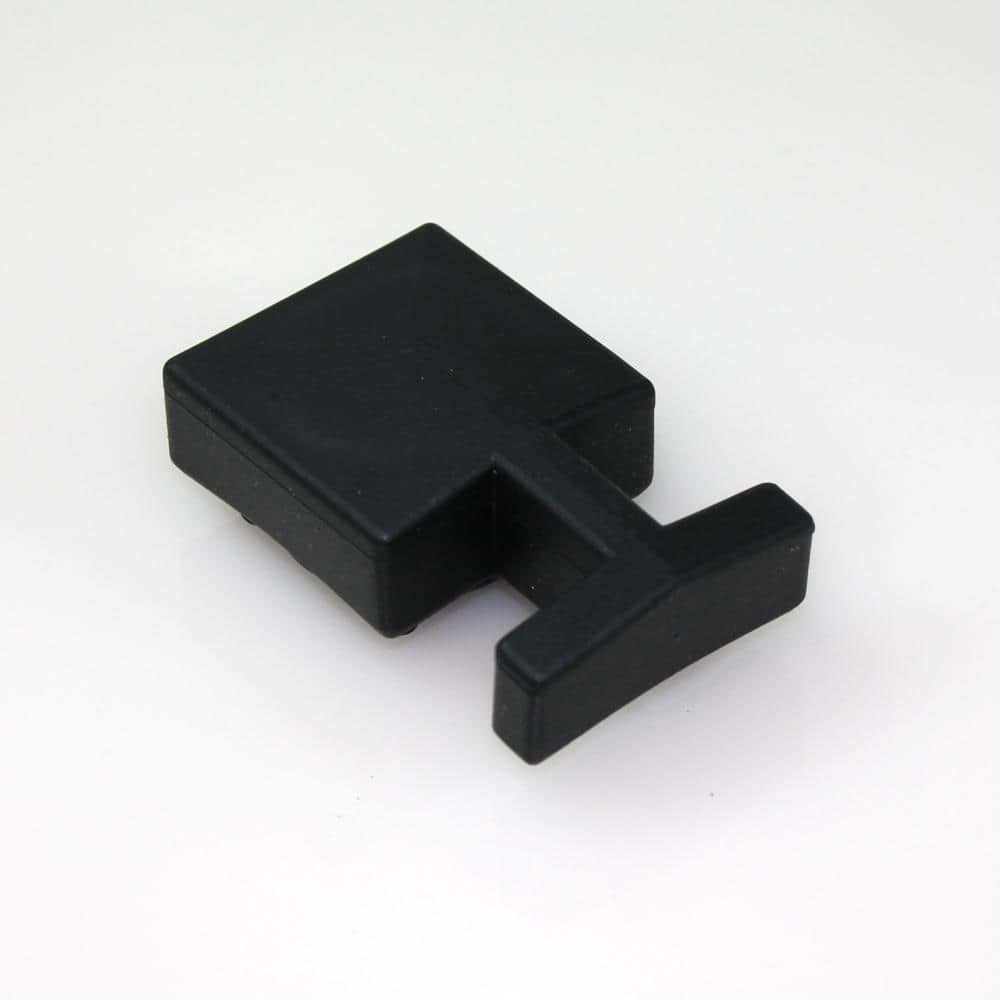 Abdeckkappe 070 x 040 mm Kunststoff schwarz Pfosten UNI flach | 14523
